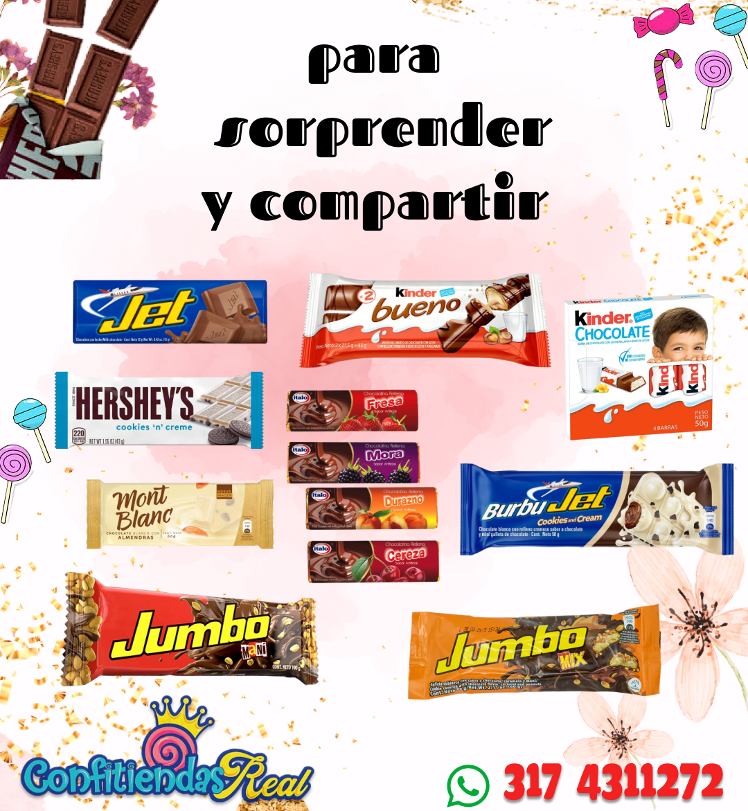 Confitiendas Real – DISTRIBUIDORES MAYORISTAS