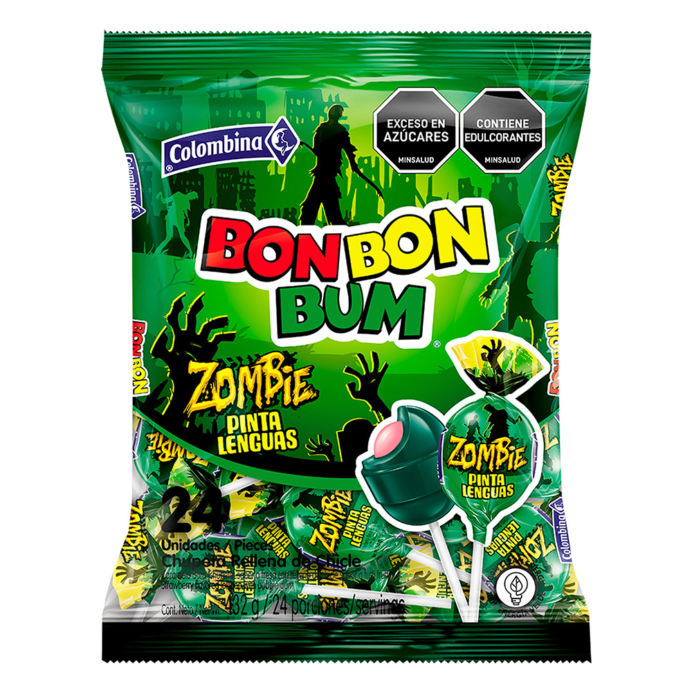 BON BON BUM ZOMBIE x24unid – Confitiendas Real