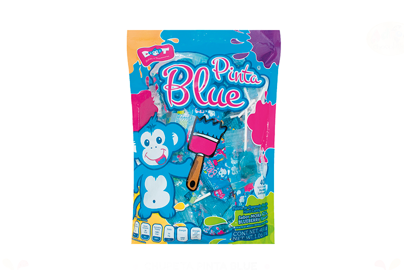 CHUPETA BROCHA AZUL X500GR ADRO – Confitiendas Real
